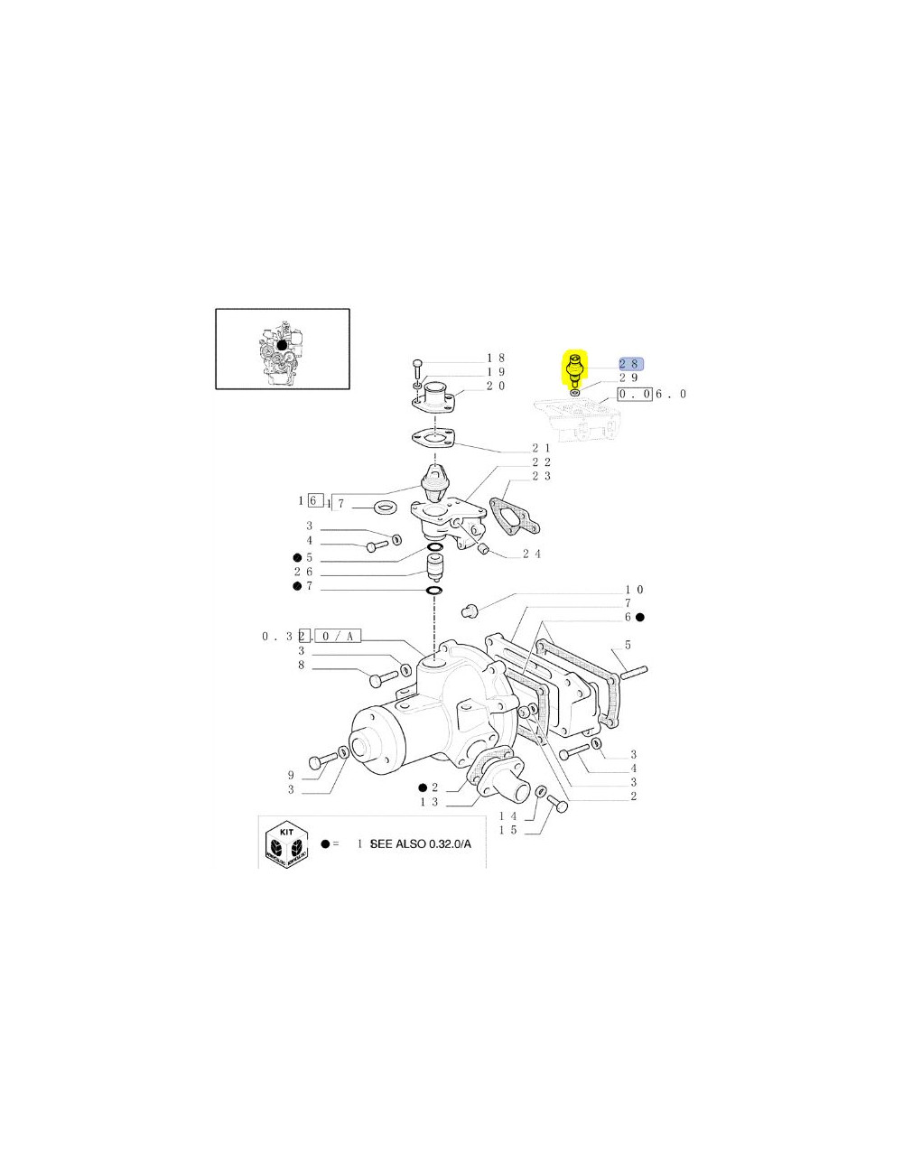 Sensore temperatura New Holland - cod 4171667