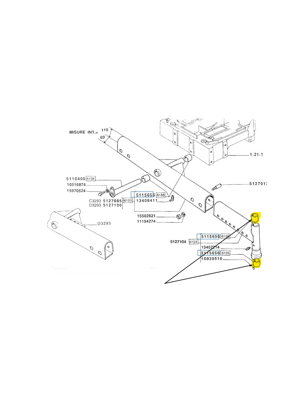 Boccola New Holland - cod 5115656