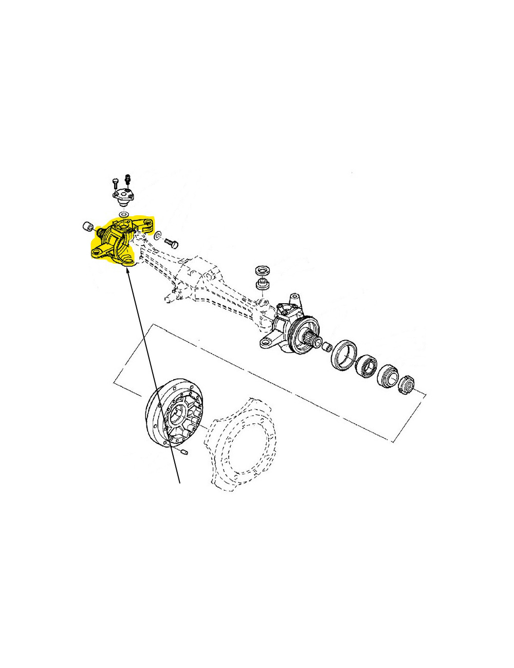 Fuso snodo New Holland - cod 5142231