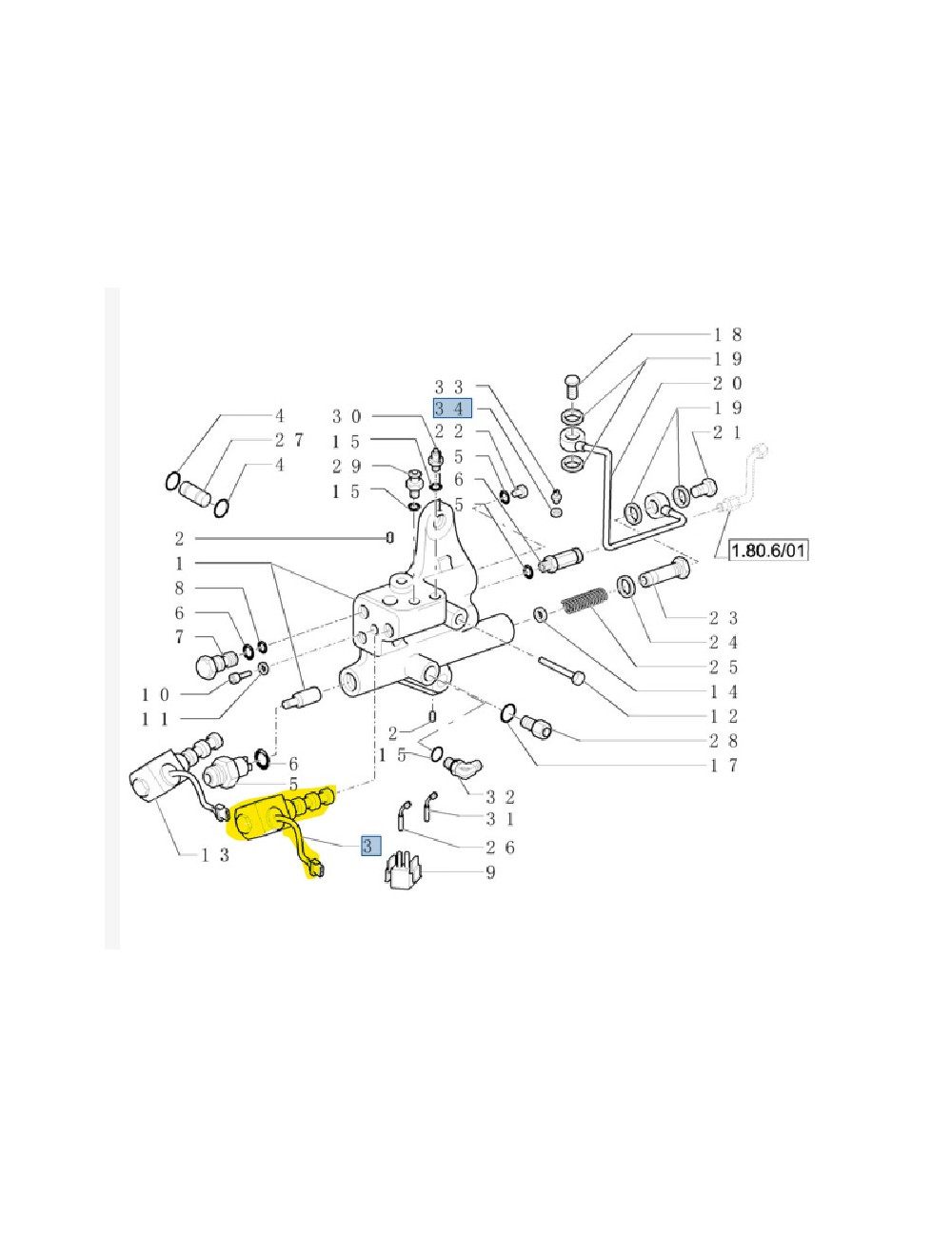 elettrovalvola PTO New Holland cod 5167139
