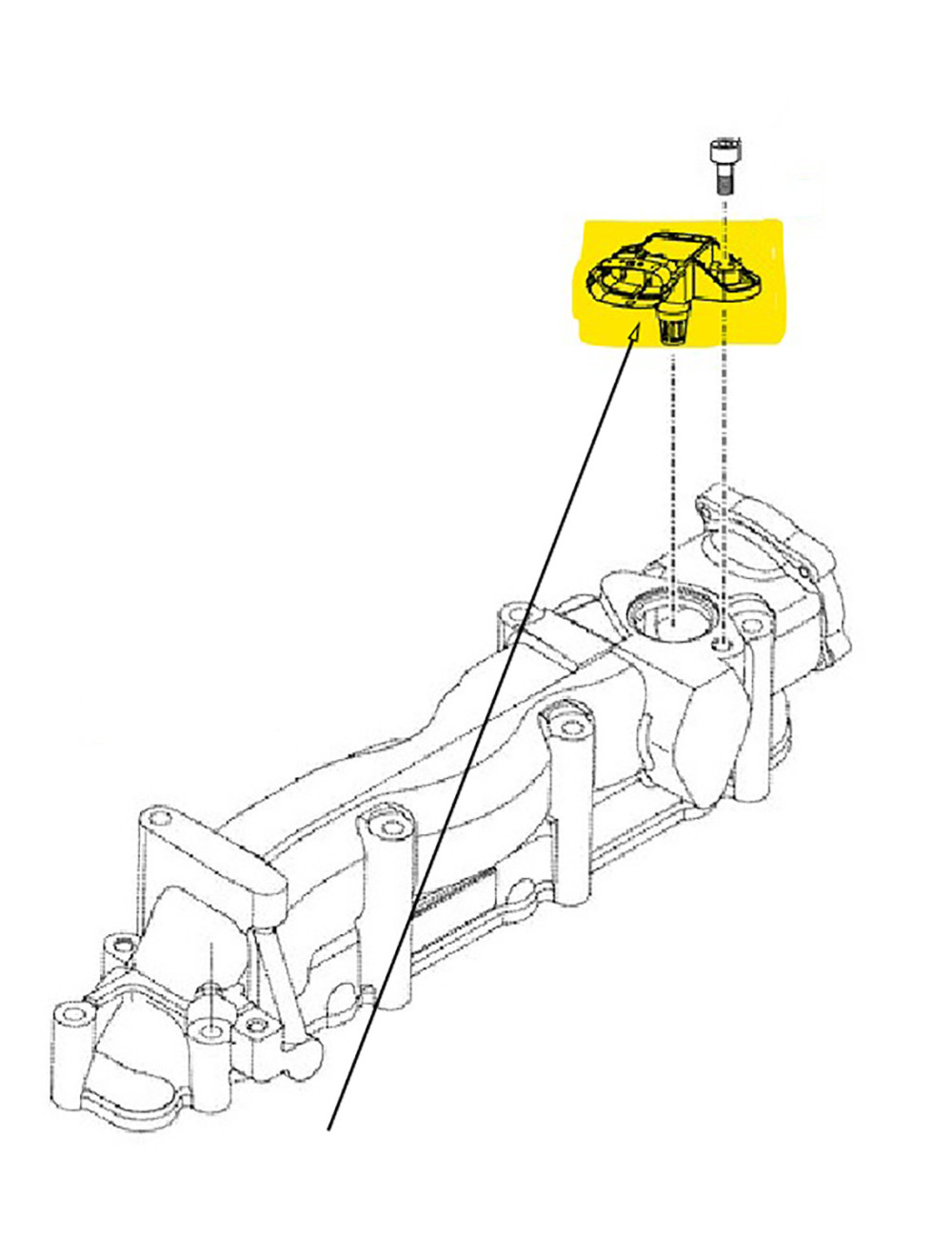 sensore aspirazione aria New Holland cod 504369148